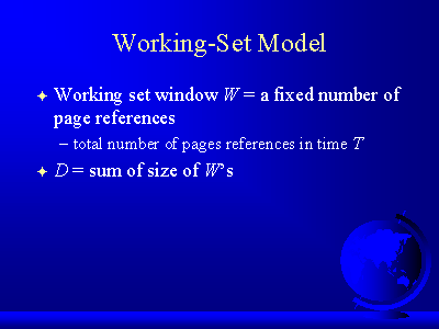 Working-Set Model
